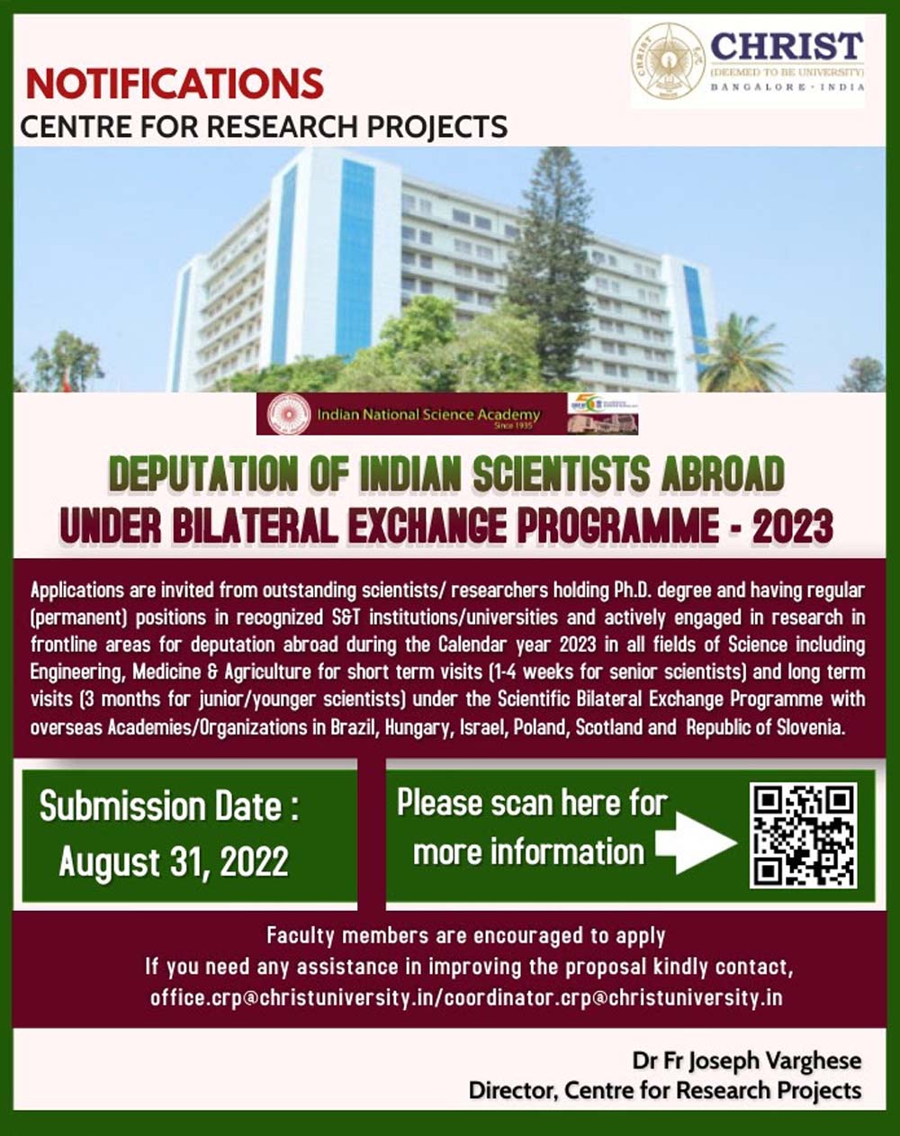 CHRIST (Deemed to be University), Bengaluru - 560029