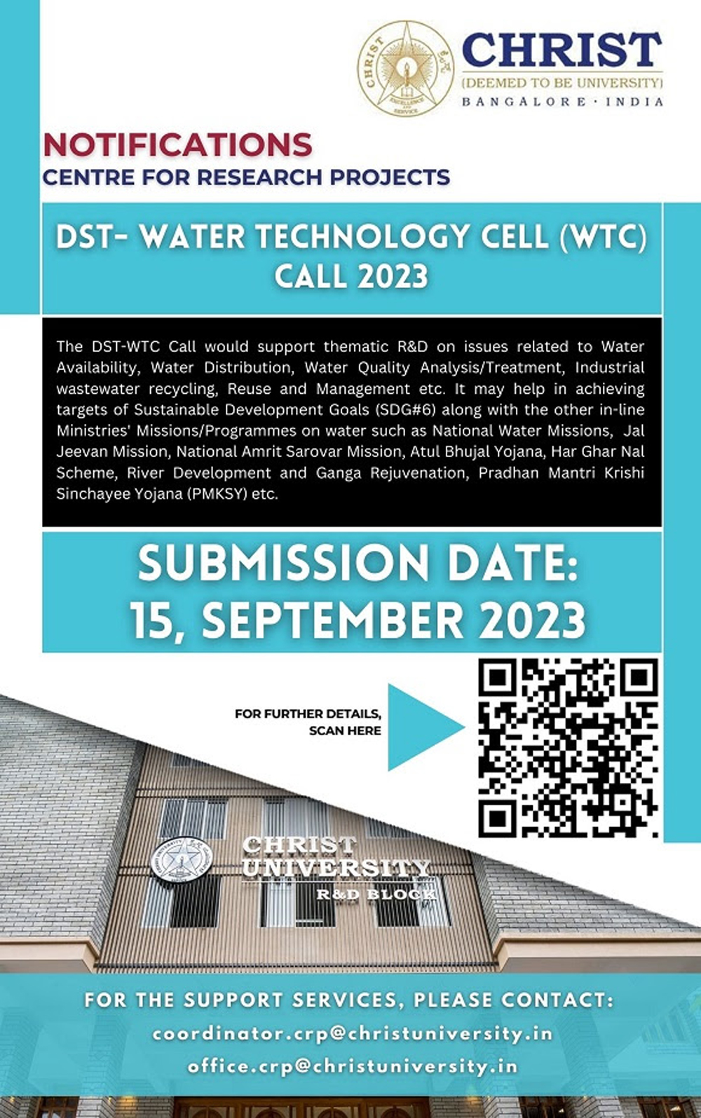 CHRIST (Deemed to be University), Bengaluru - 560029